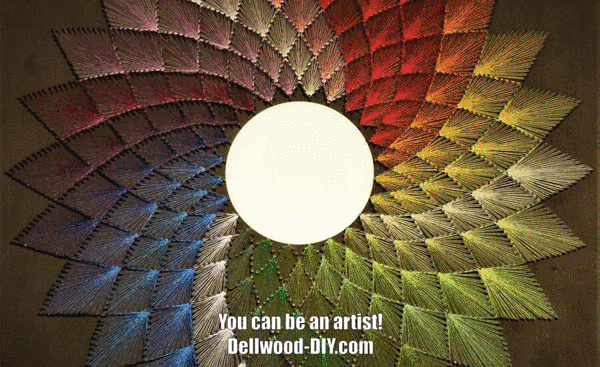 # 1 FREE TUTORIALS / GUIDES for creating string art for a beginner! | Party Supplies, String Art ...